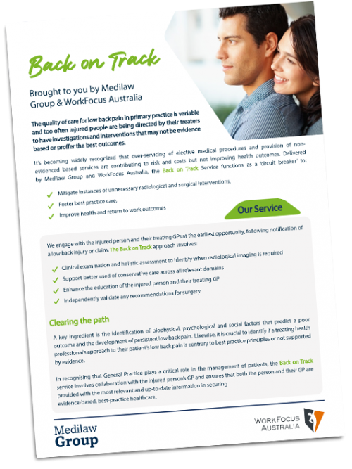 Back on Track - Medilaw