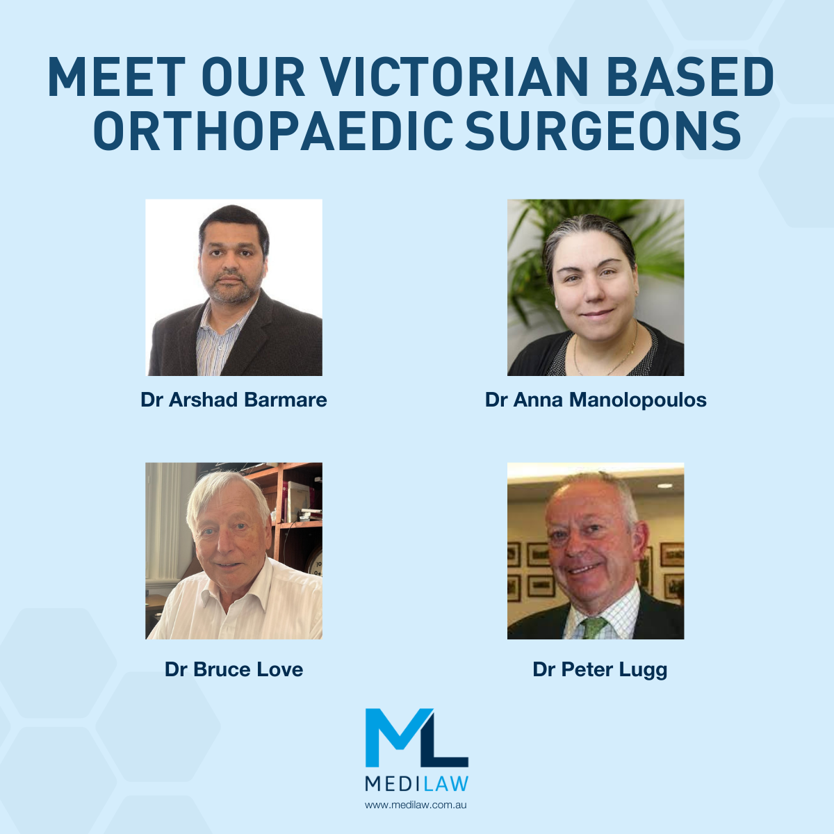 Meet our Victorian Orthopaedic Surgeons - Medilaw